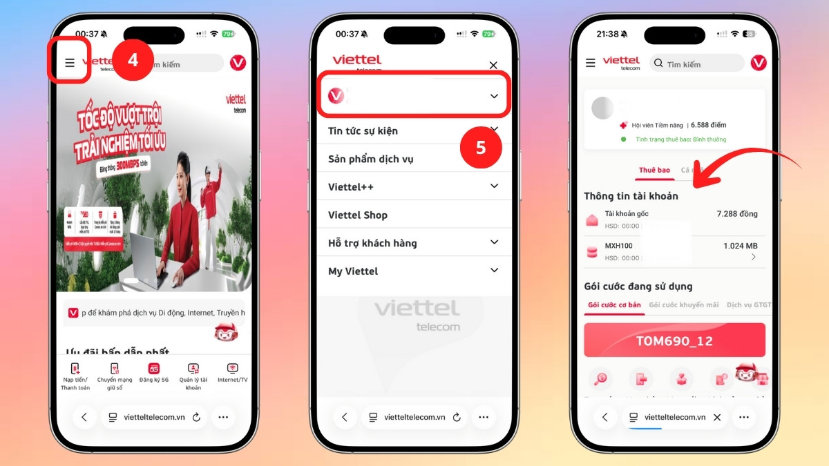 Cách kiểm tra các dịch vụ đang sử dụng Viettel đơn giản 2026